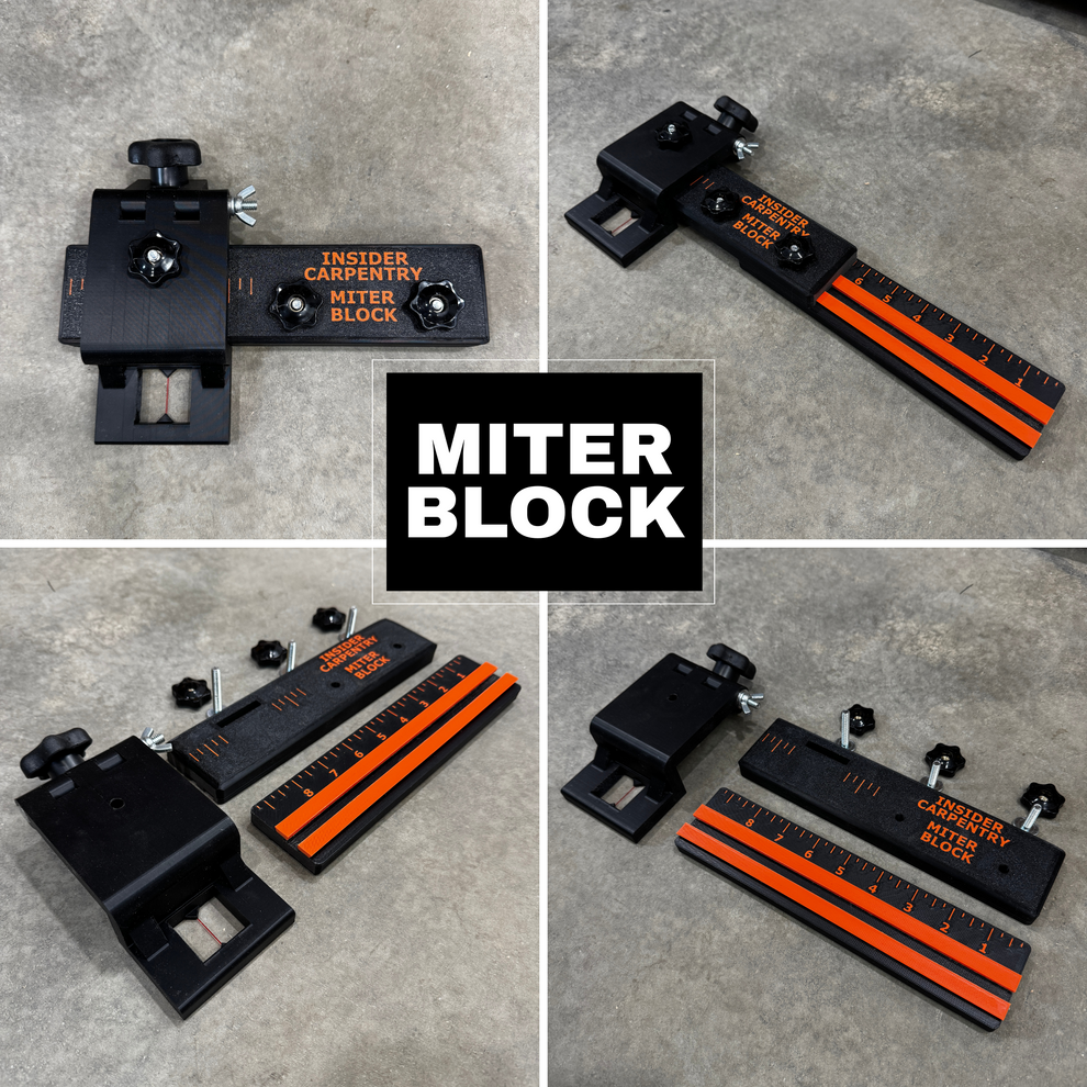 MITER BLOCK - INSIDER CARPENTRY OFFSET STOPBLOCK – Insider Carpentry Tools